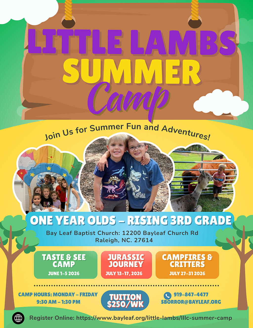 Summer Camp at Little Lambs Weekday… | Bay Leaf Baptist Church